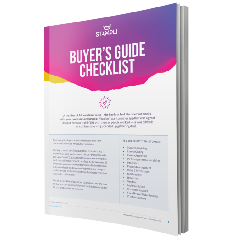 Accounts Payable (AP) Automation: A Buyer's Guide Checklist - Stampli