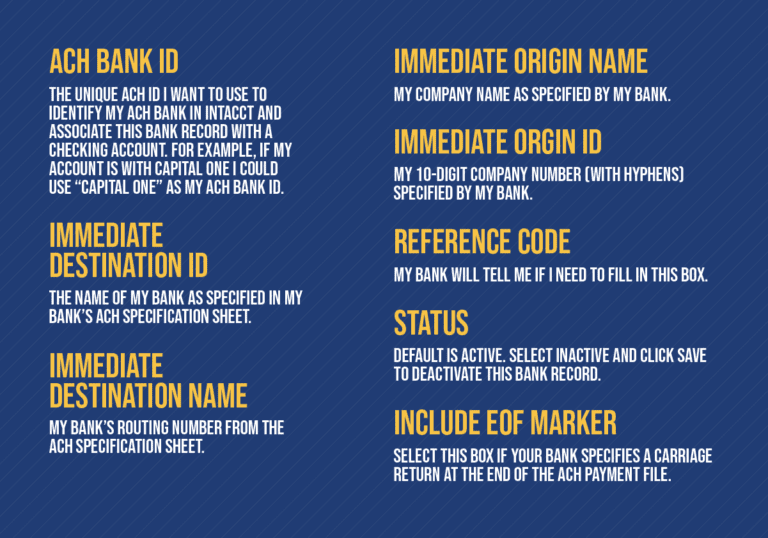 How to Make ACH Vendor Payments in Sage Intacct