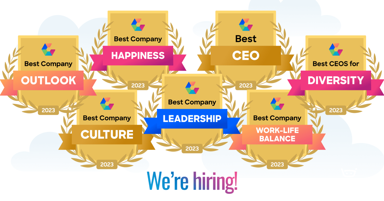 Stampli employees’ happiness = Comparably awards!