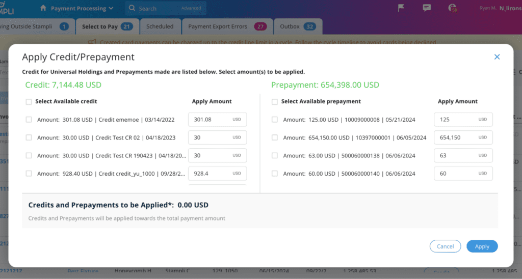 Prepayments | Accounts Payable Automation Platform