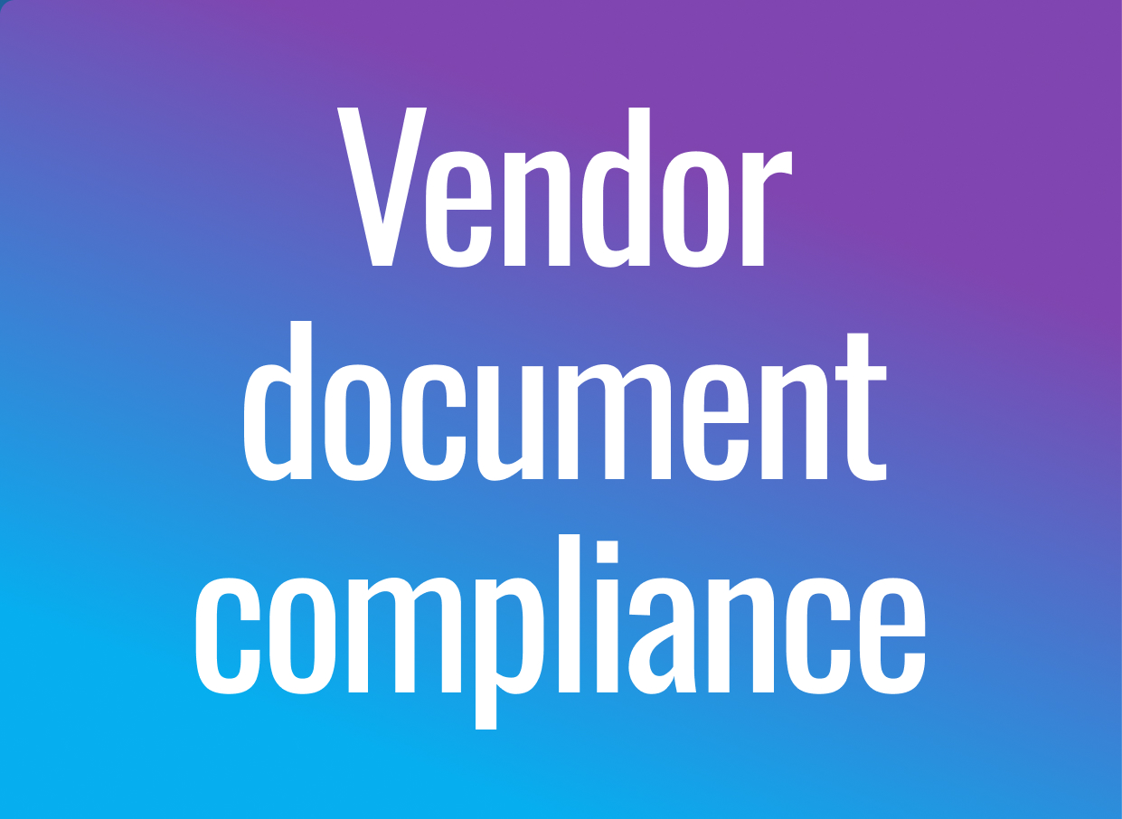 Vendor document compliance in Stampli vendor management
